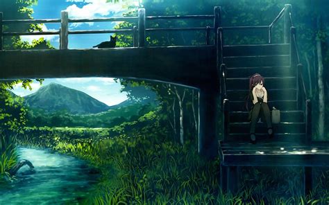 Anime Nature Wallpapers Wallpaper Cave