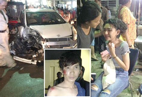 ល្បឿន ស្រី ស្អាត ប្រហារ ទ្រូងផ្លូវ ពន្លះ ទាំង ម៉ូតូ មួយ គ្រឿង Khmerload