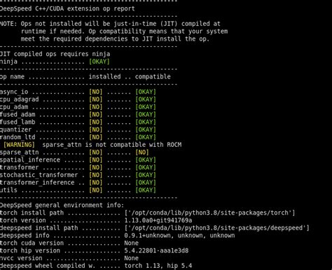 Bug Fail To Build Ops In Pip Install Deepspeed On Amd · Issue 3304