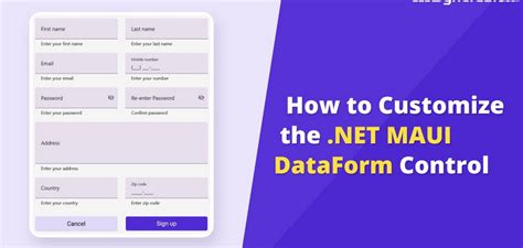 how to customize the maui dataform control by arun raj medium
