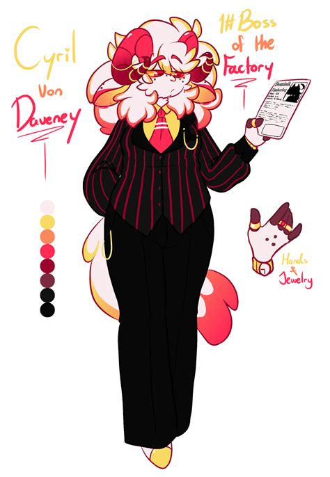 Cyril Von Daveney Reference Sheet By Melmonquartelz On Deviantart