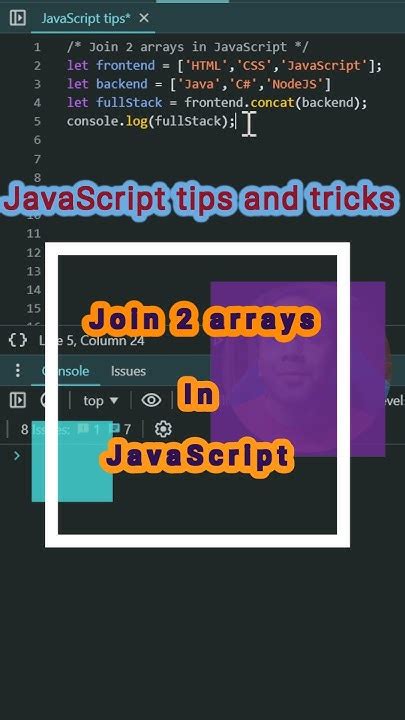 Join 2 Arrays Using Ncat Or Spread Operator In Javascript Shorts Jsbyjs