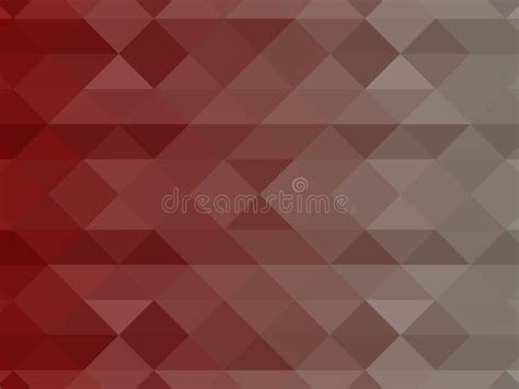 Dark Red Color Abstract Background Triangle Pixel Mosaic Abstract