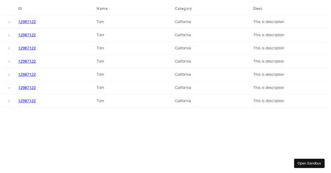 Element Ui Data Table Forked Codesandbox