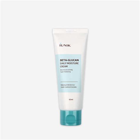 Iunik Beta Glucan Daily Moisture Cream - 60ml - Korean Mart