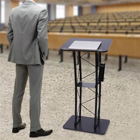 Black Curved Podium Metal Pulpit Lectern With Australia Ubuy