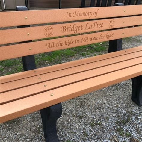 Memorial Bench Etsy