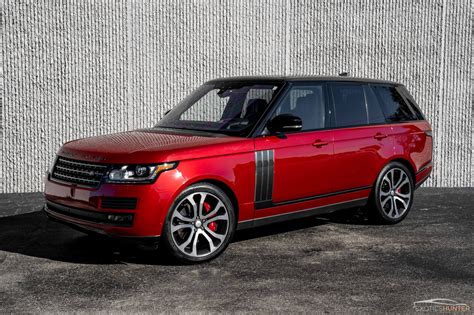 Used 2017 Land Rover Range Rover Svautobiography Dynamic Rare Redred