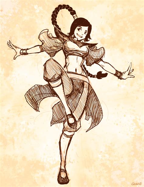 Ty Lee Sketch By Genzoman On Deviantart