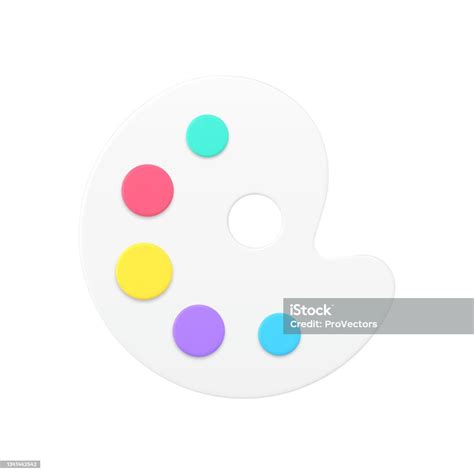 3d 아이콘을 그리기 위한 색상 팔레트입니다 볼륨 다채로운 창조적 인 도구 공예에 대한 스톡 벡터 아트 및 기타 이미지 공예 교육 그리기 Istock