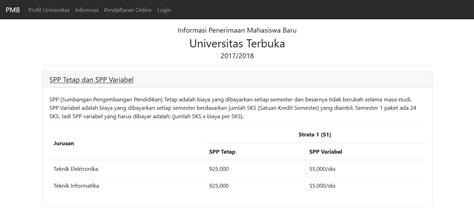 Source Code Si Penerimaan Mahasiswa Baru Menggunakan Php Tugasakhirid