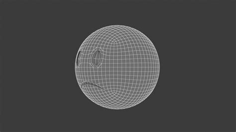 Slightly Frowning Face 3d Model By Frezzy