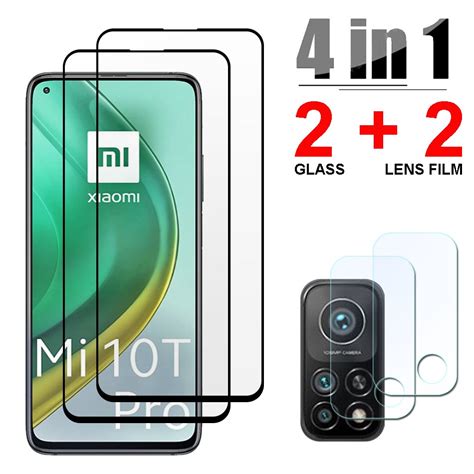 4 In 1 Tempered Glass For Xiaomi Mi 10t Lite Mi 9 Se 9t Pro Cc9 8 Se 10