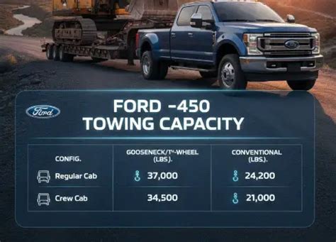 Ford F 450 Towing Capacity Chart The Definitive Guide 2026