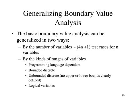 Overview Functional Testing Boundary Value Testing Bvt Ppt Download