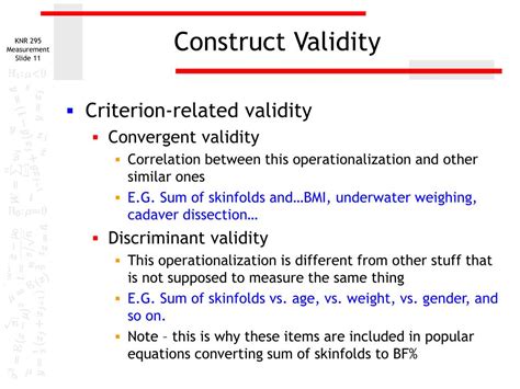 PPT Measurement Theory Construct Validity PowerPoint Presentation ID