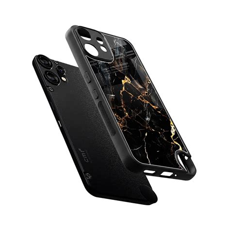 Golden Obsidian Phone Case For Cmf Nothing Phone 2 Pro Glass Case