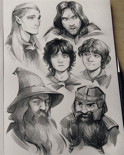 Inntia Herr Der Ringe Kunstproduktion Hobbit