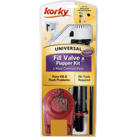 Korky Quietfill Fill Valve And Premium Flapper Kit Do It Best