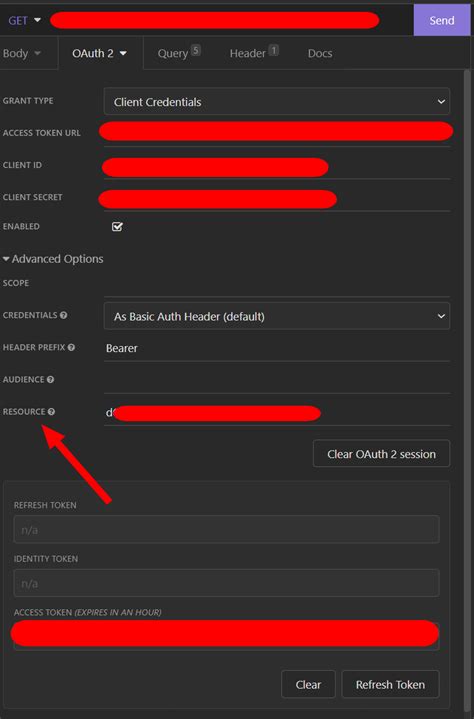 Client Credentials Parameters Option To Set Resource Not Present Issue AzureAD