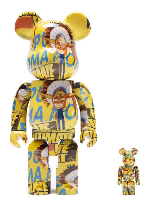 Warhol Basquiat Bearbrick 400 Figures Set Of 2 Warhol Basquiat Be