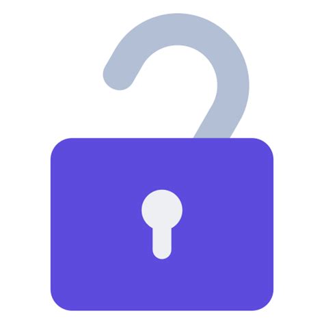 Unlocked Generic Color Fill Icon