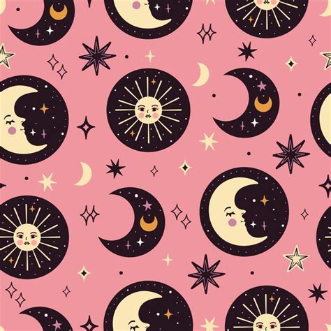 Celestial Pattern Vector Art Icons And Graphics For Free Download