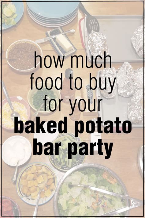 How To Plan A Perfect Baked Potato Bar Party