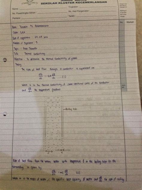 What S Up Physics Experiment Form 6 Semester 1 2014
