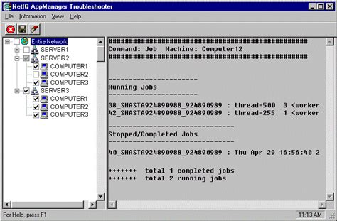 Using The Troubleshooter Netiq® Appmanager® Administrator Guide