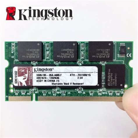 Ноутбук Kingston Ddr Ddr1 1 ГБ 1 ГБ 333 МГц Pc 2700 Pc 2700s 1 ГБ