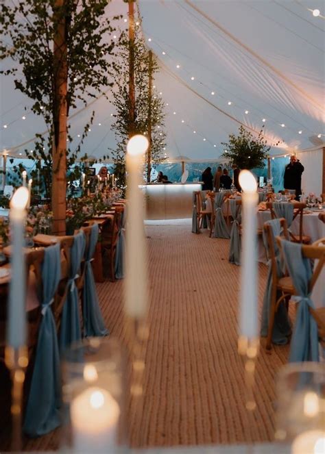Elegant Botanical Sailcloth Tent Styling At Cattows Farm Marquee