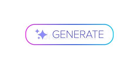 Ai Generated Ultraviolet Neon Button For Artificial Intelligence