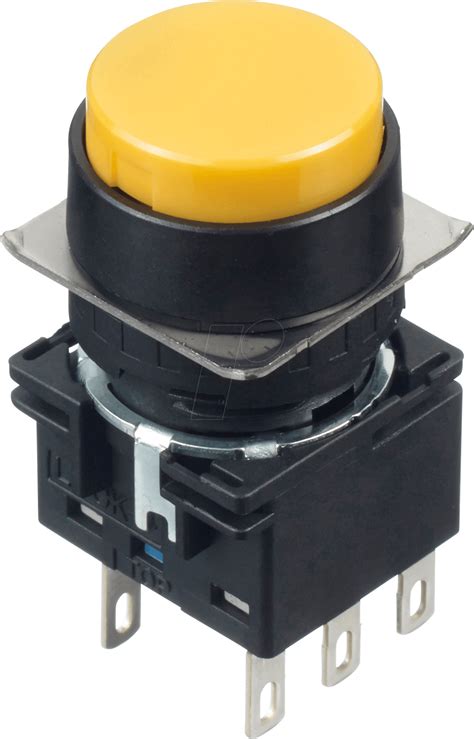 ID LB1BA1T6Y: LB16mm, PB, round, mtnd, 24V AC - DC, yw at reichelt ...