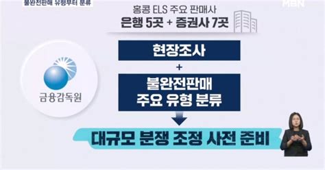 내년 손실 본격화 홍콩 Els불완전판매 유형부터 분류