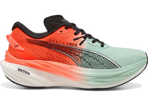 Puma Deviate Nitro 3 Hyrox Glowing Red Mint Womens 312294 01 Us