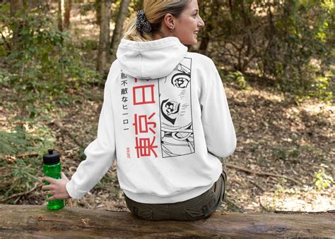 Japanese Manga Hoodie Unisex Anime Streetwear Hoodie Harajuku Hoodie