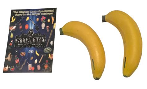 Deluxe Endless Latex Bananas Rubber Multiplying From Hands Set Magic