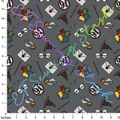 Preorder Hp Symbols Grey Et Sewing Stash