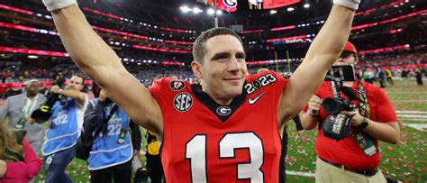 Report Championship Winning Qb Stetson Bennett Arrested For Public