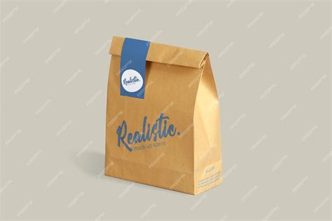 Premium Psd Brown Paper Packaging