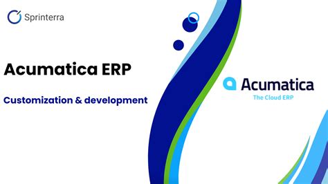 Customization And Development Solutions For Acumatica Erp