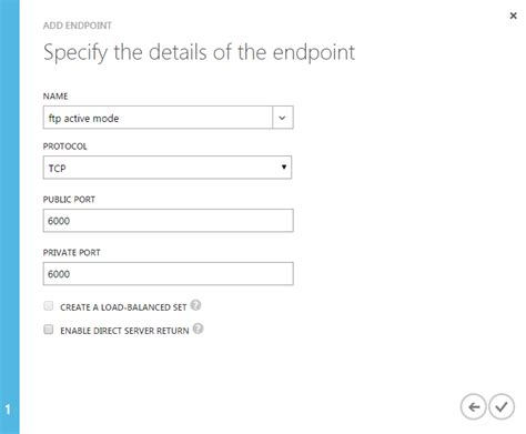 open active ftp connection from azure vm stack overflow