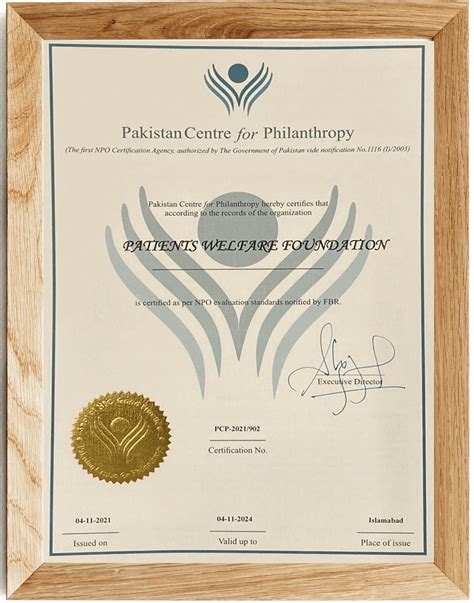 Pakistan Centre For Philanthropy Pcp Certification Pwf Pakistan