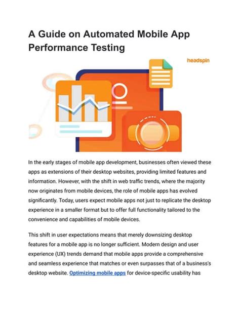 A Guide On Automated Mobile App Performance Testingpdf