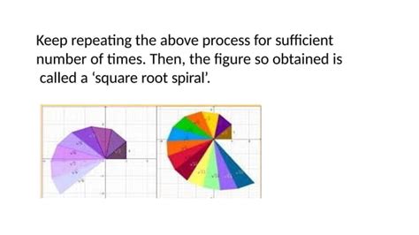 Activity 1 1pptx Square Root Spiral Math Class 9 Chap1 Pptx