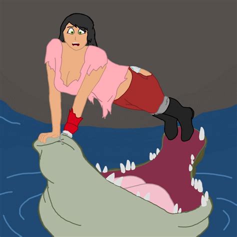Rule 34 Black Hair Boots Captain Hook Comeuppance Crocodile Damsel In