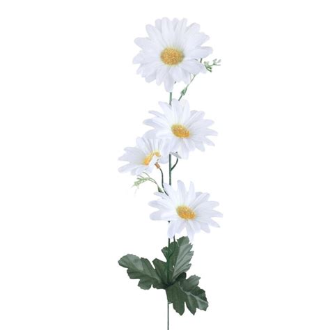 Artificial Daisy Stem Cream 50cm