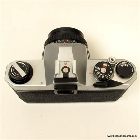 Asahi Pentax K1000 Slr 35mm Film Camera Kit W 2 Lenses 50mm 205mm Manual