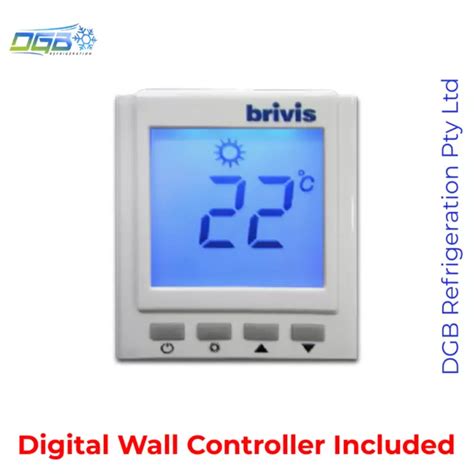 Brivis Heater Digital Wall Controller Ducted Gas Heater And Evaporative Cooler Eur 64 20